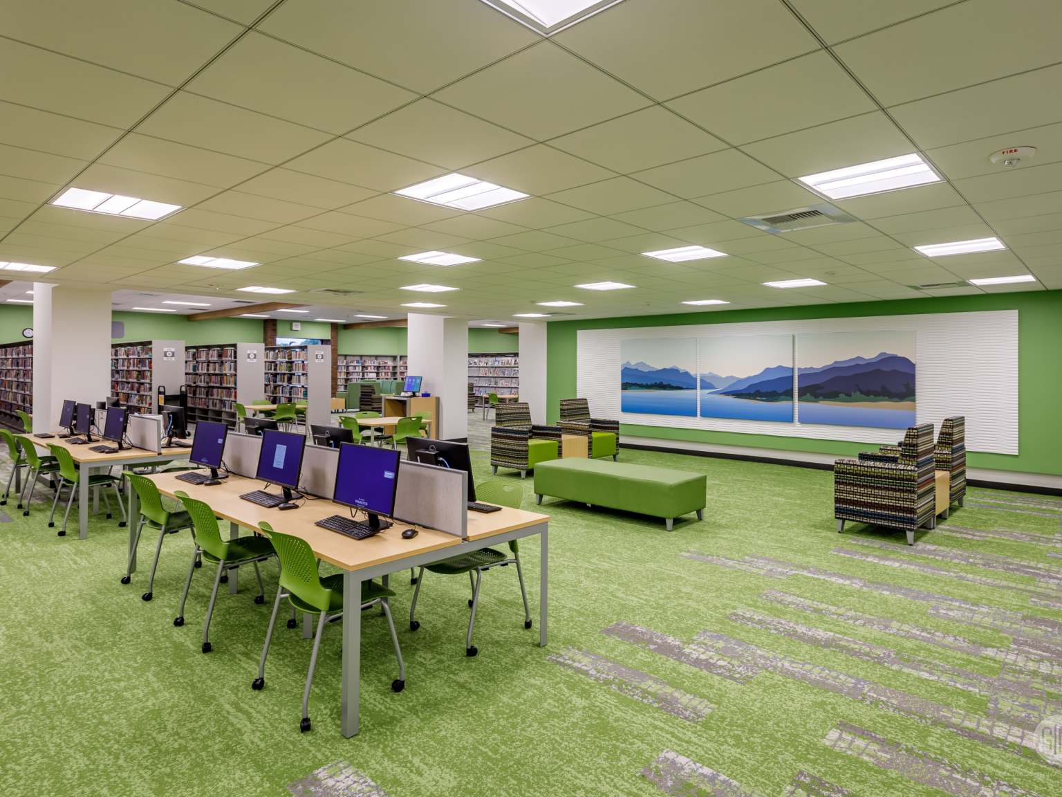 G|M Business Interiors | El Toro Library